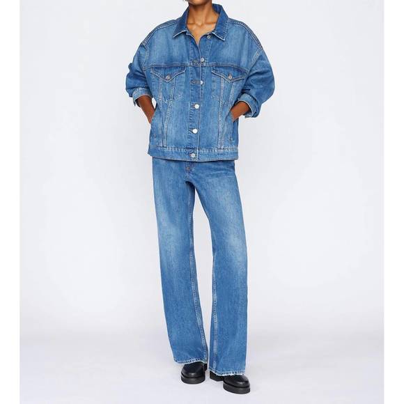 Frame Denim | Jackets & Coats | New Frame Le Oversized Denim Jacket In ...